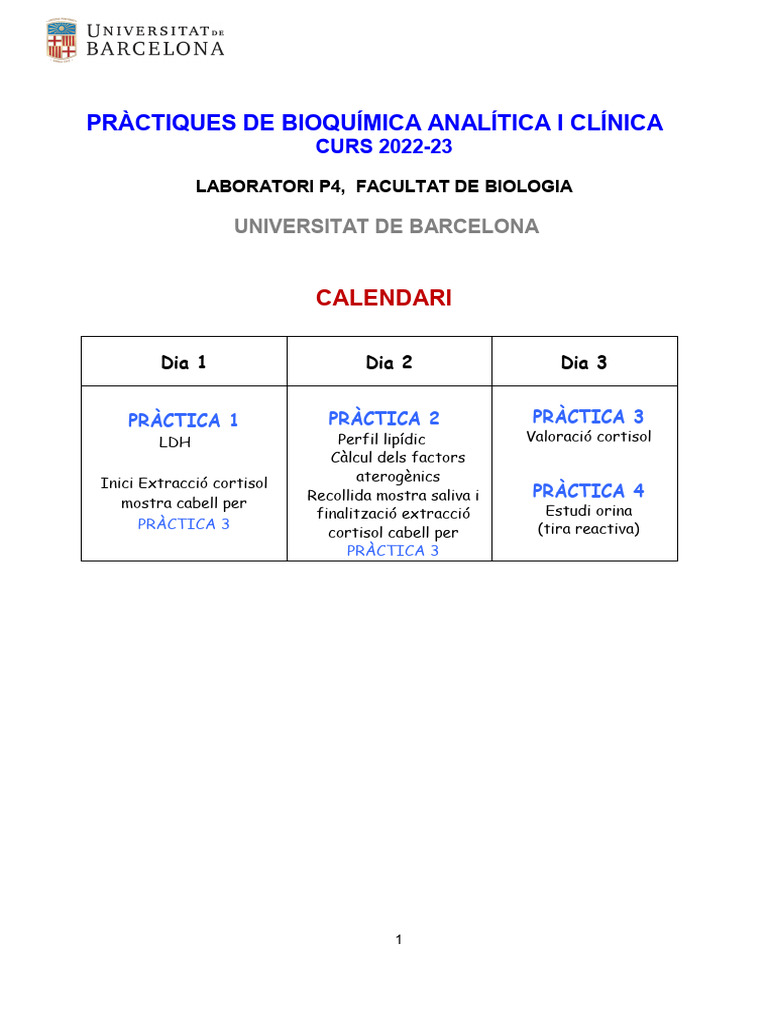 GuiÃ de PrÃ ctiques-BAC-curs 22-23 1er Semestre | PDF