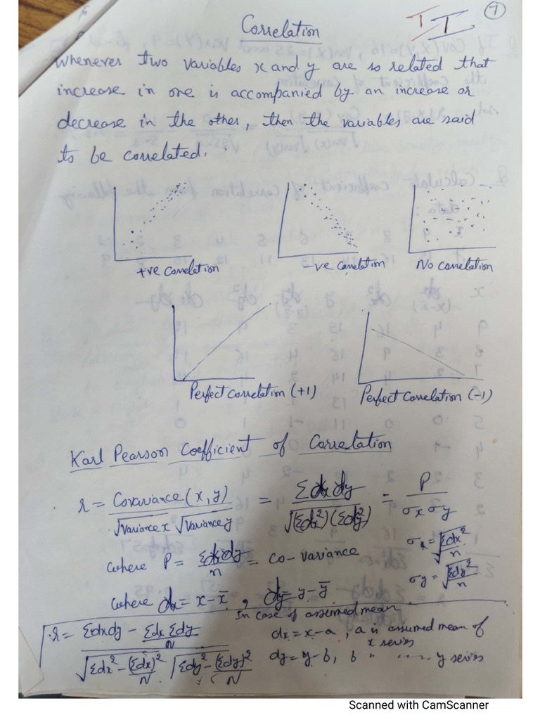Unit 3 - Correlation, Regression | PDF