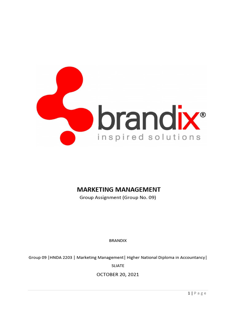 Brandix Marketing Mix (Report) | PDF | Promotion (Marketing) | Retail
