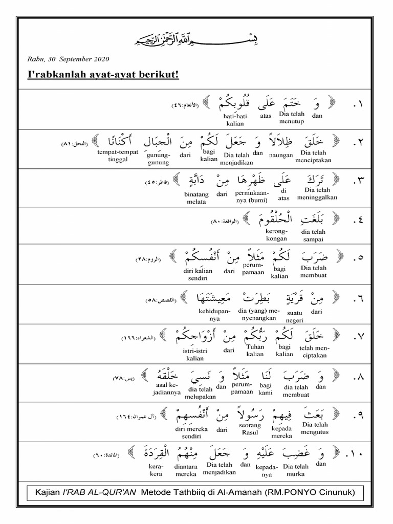 FIIL MADHI + FAIL - Mustatir Jawazan2 | PDF