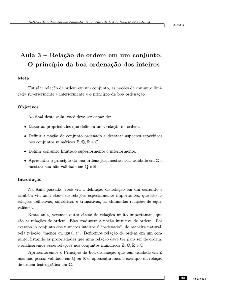 Aula 3 | PDF