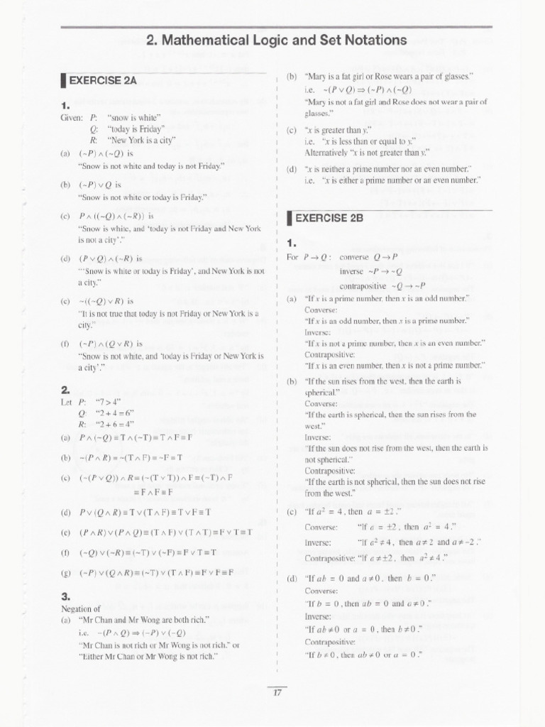 Algebra Ch02 | PDF