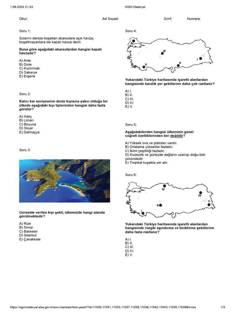 Cografya 2 | PDF