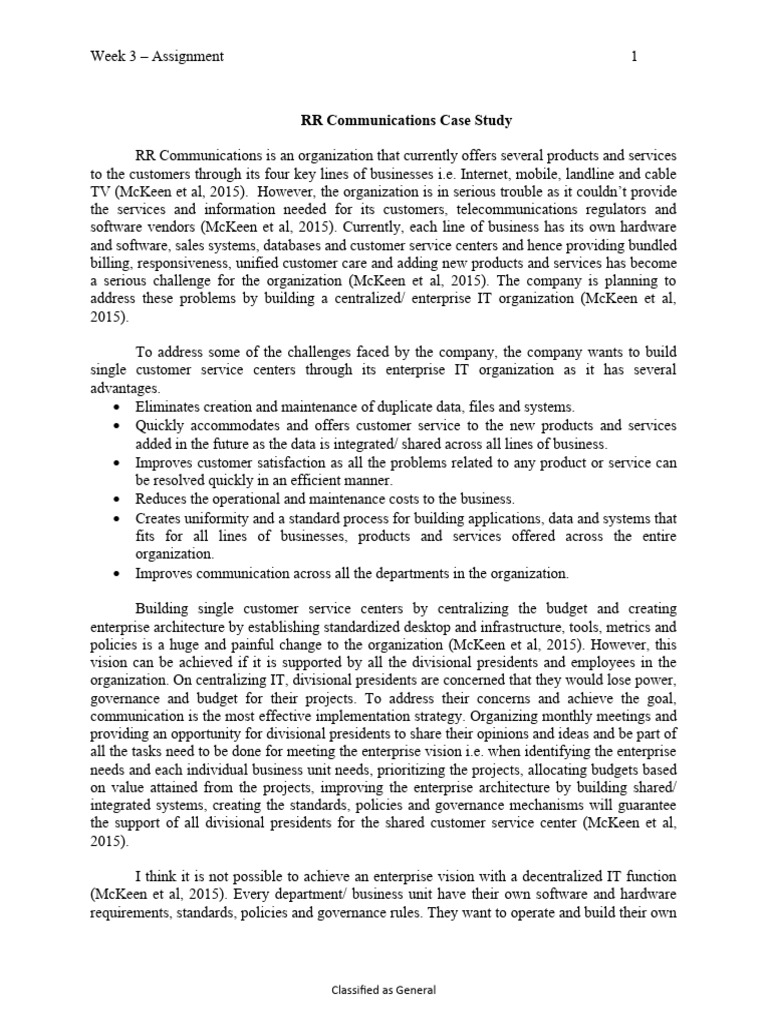 Assignment Week3 | PDF | Governance | Goal