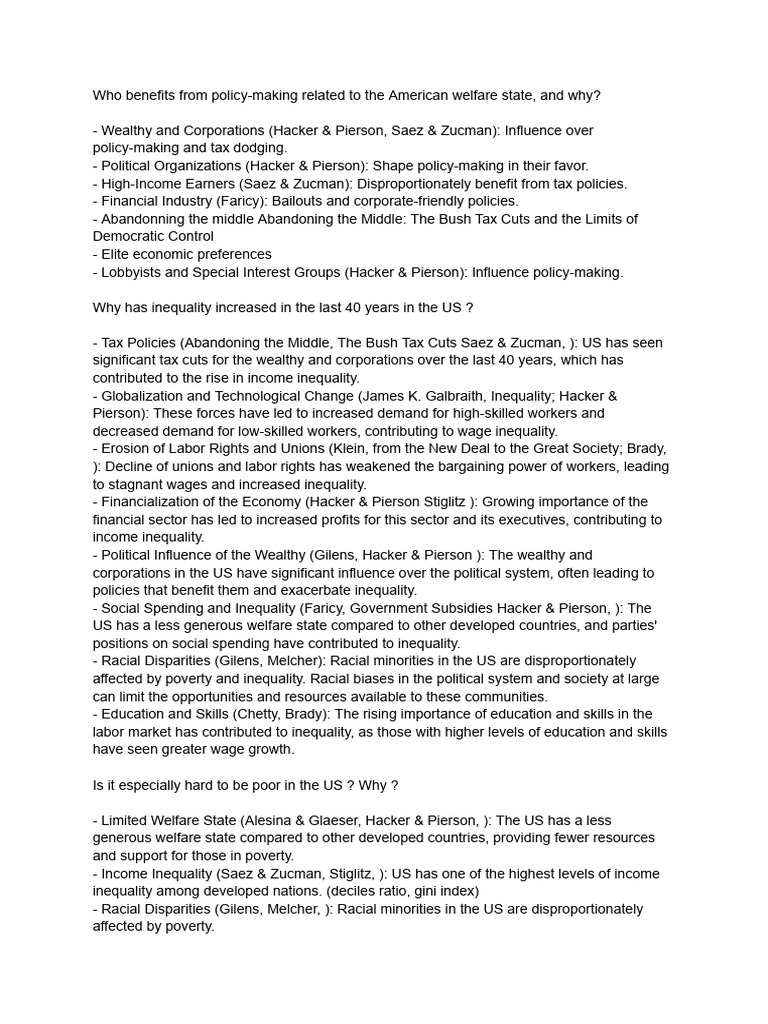 Final Exam | PDF | Poverty & Homelessness | Discrimination & Race Relations