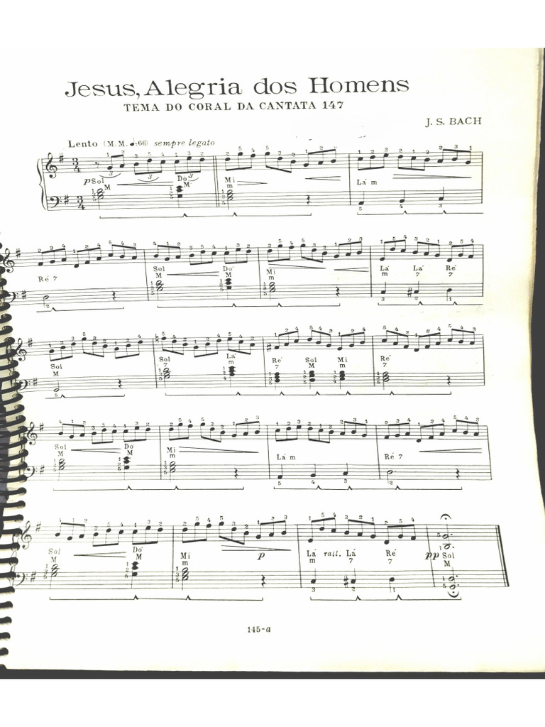 Jesus Alegria Dos Homens | PDF