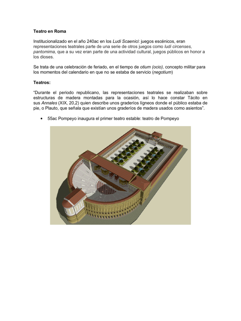 Teatro en Roma | PDF | Teatro | Séneca El Joven