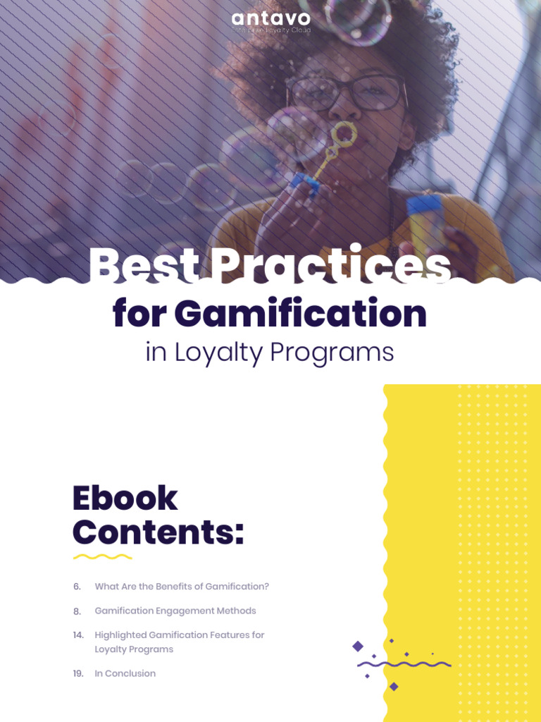 Best Practices For Gamification in Loyalty Programs by Antavo | PDF ...