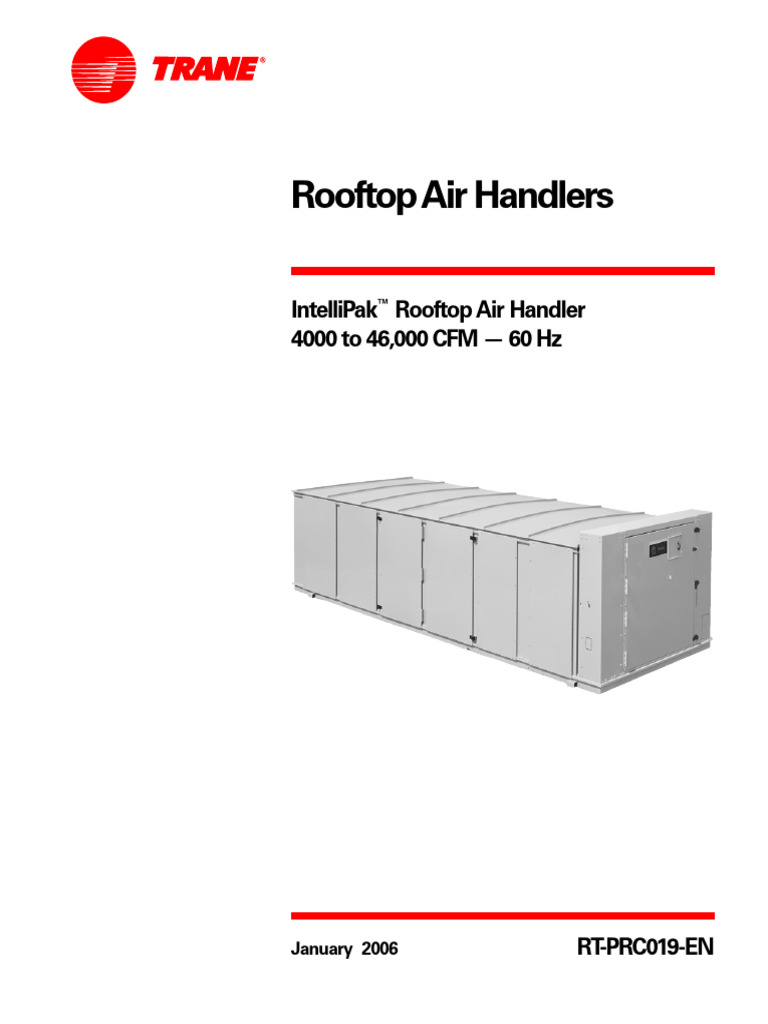 Trane Rooftops | PDF | Duct (Flow) | Ventilation (Architecture)