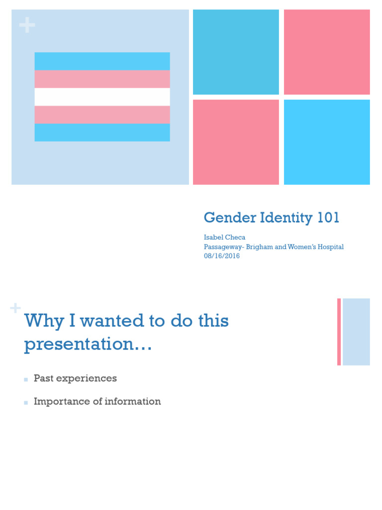 Gender Identity 101 | PDF | Transgender | LGBTQIA+ Studies