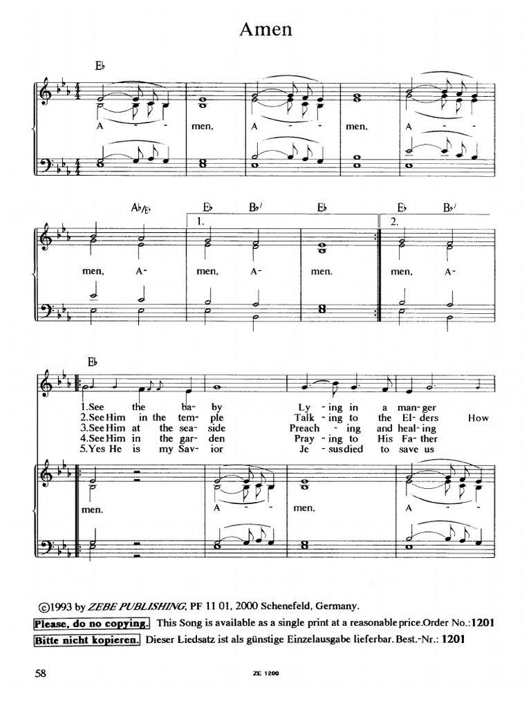 Amen Partition | PDF