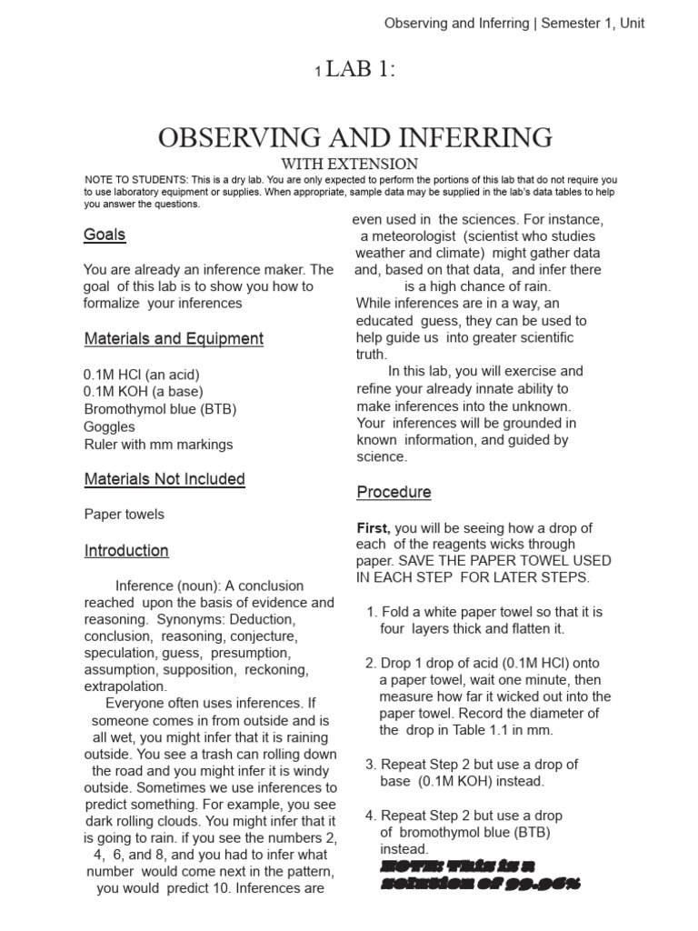 1.3.4 Lab | PDF | Laboratories | Inference