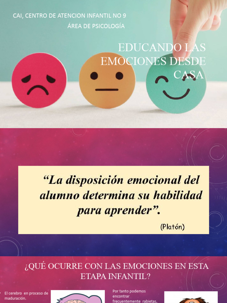 Educando Las Emociones Desde Casa | PDF | Las emociones | Aprendizaje