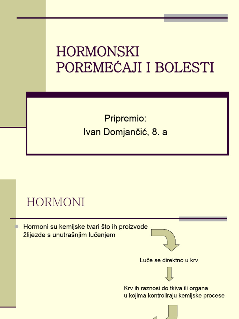 Hormonski Poremecaji I Bolesti - Ivan Domjancic | PDF