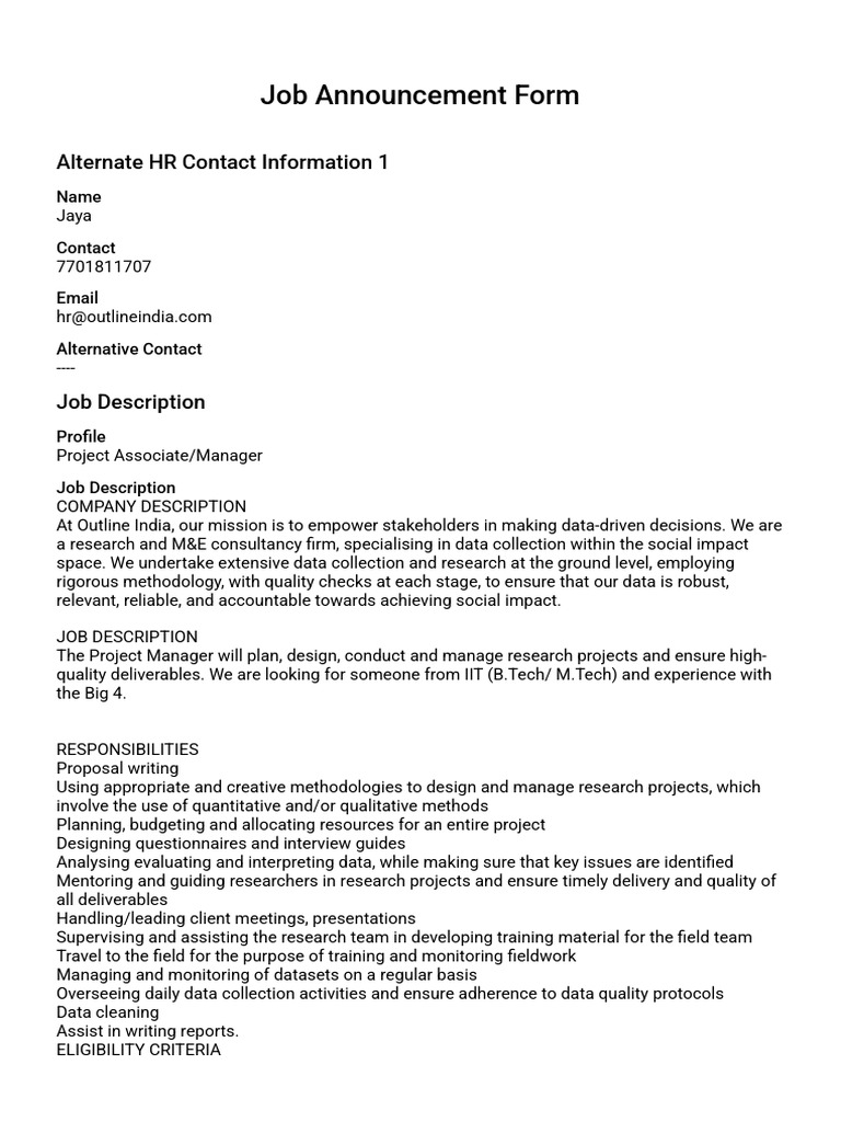 Job Description Flipkart | PDF | Methodology | Data