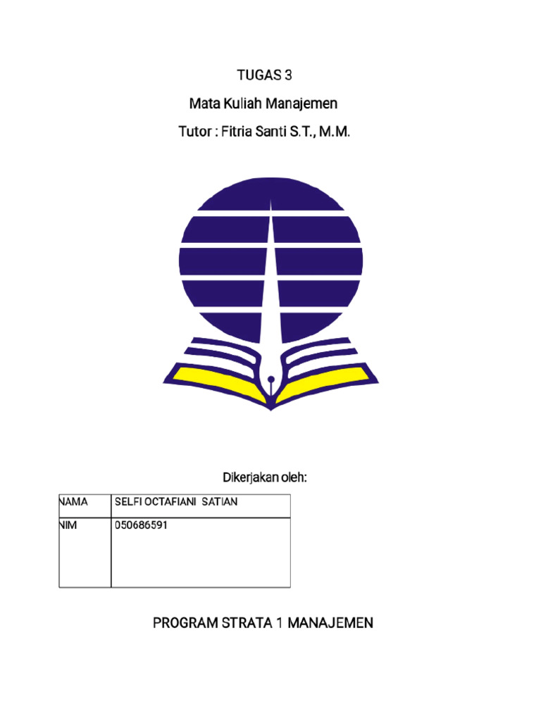 TUGAS 3 Manajemen | PDF