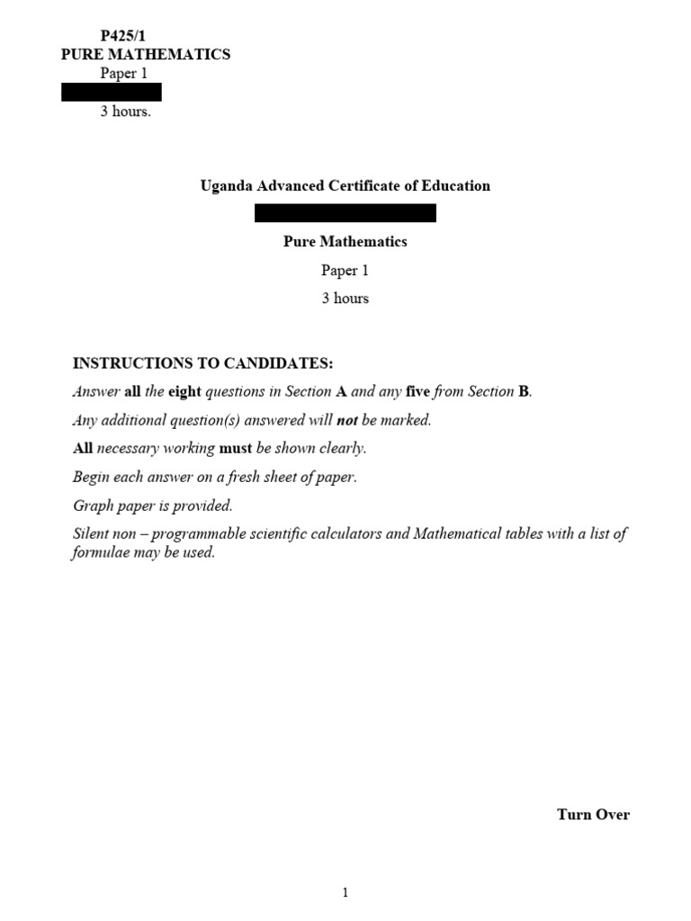 Maths 1 Uace | PDF | Equations | Ellipse Maths 1 Uace | PDF | Equations | Ellipse