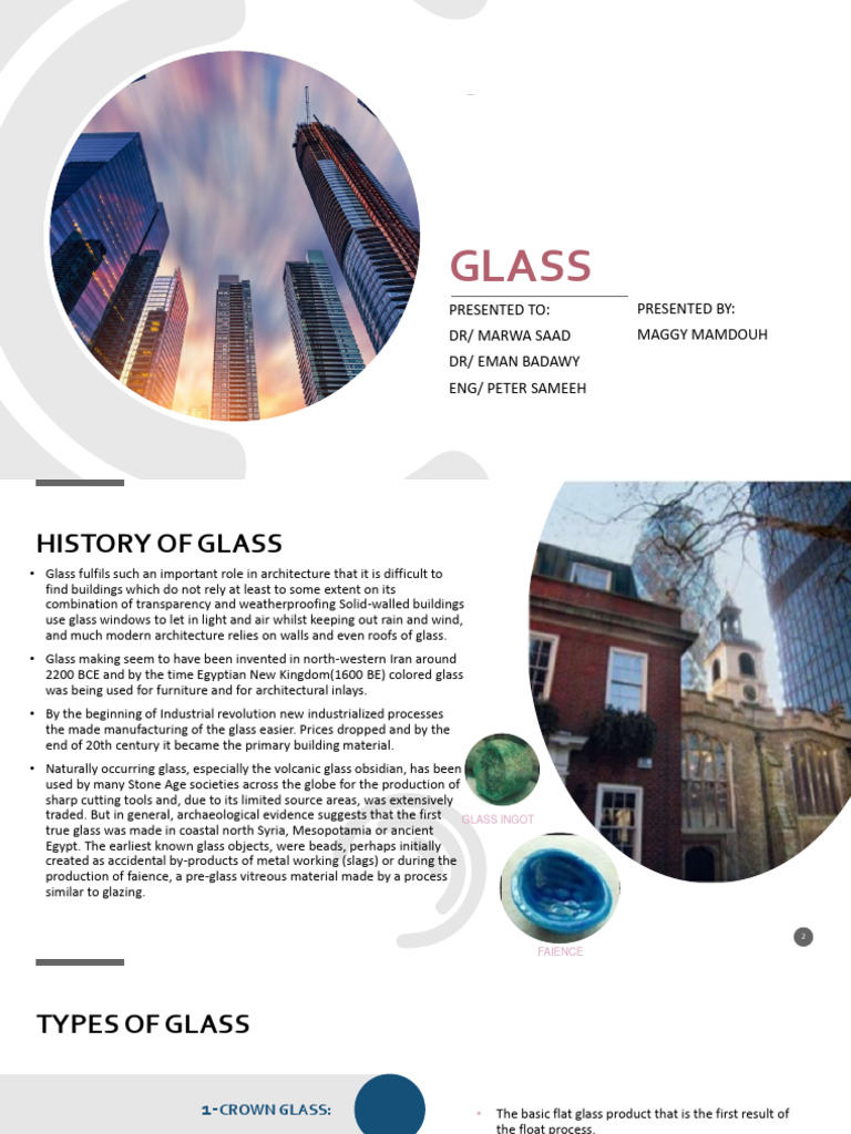 Glass | PDF | Glasses | Crafts