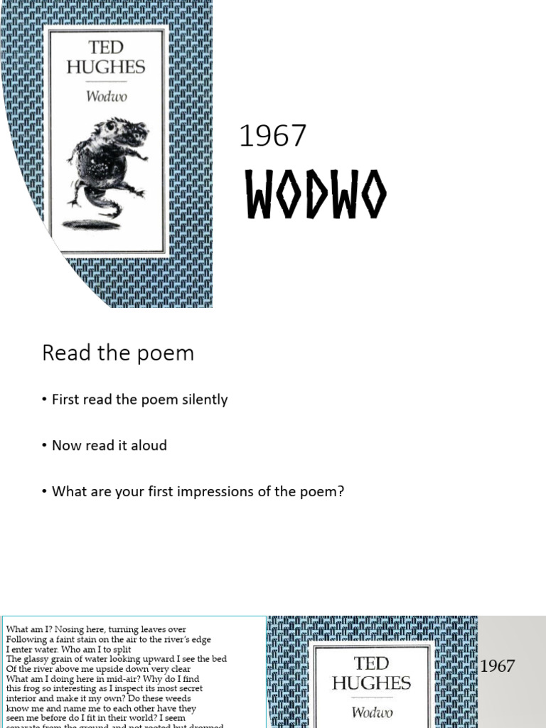Ted Hughes Wodwo | PDF | Philosophy