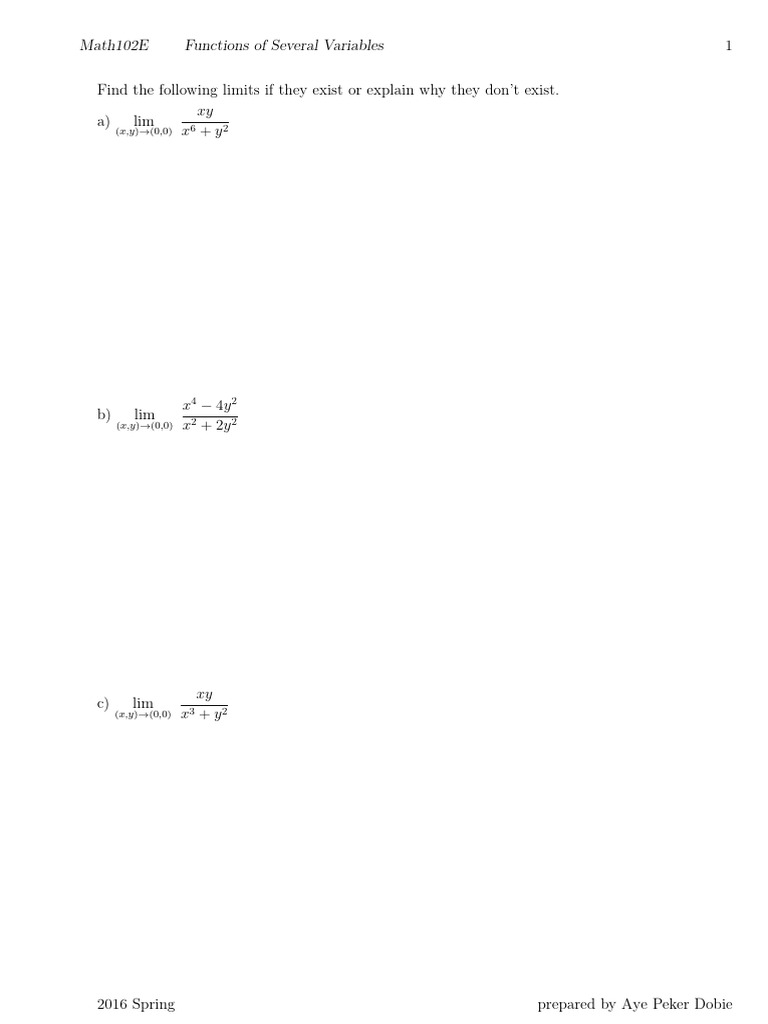 Multivariable Functions | Download Free PDF | Mathematics | Geometry