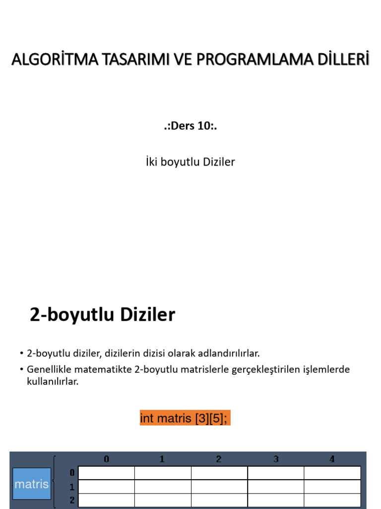 Ders 10 | PDF