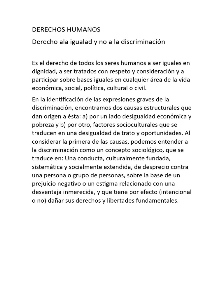 Derechos Humanos y Libertades Fundamentales | PDF | Libertad | Libertad ...