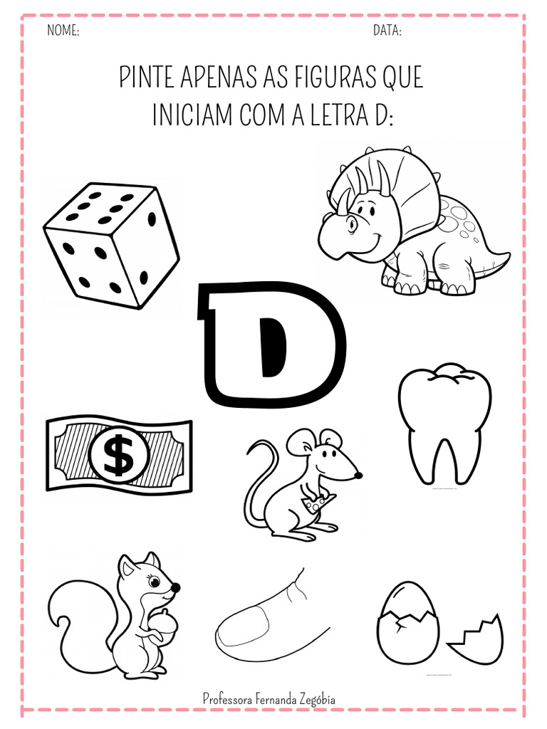 Sequencia Letra D | PDF | Linguística