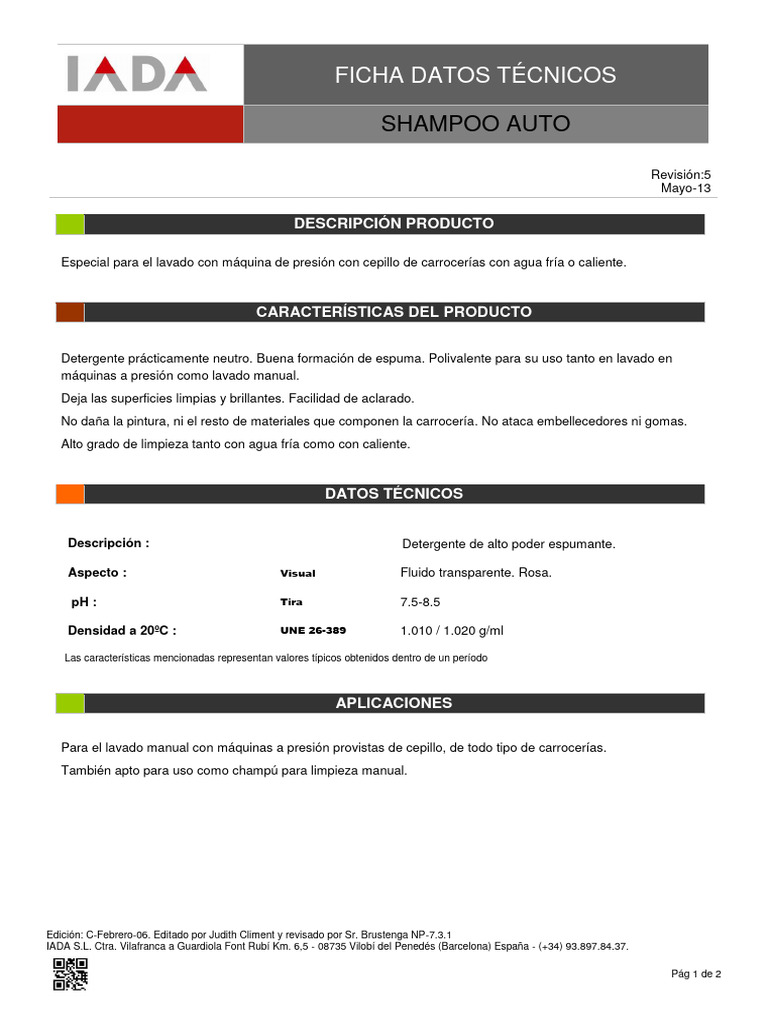 Itc Shampoo Auto 11480 | PDF