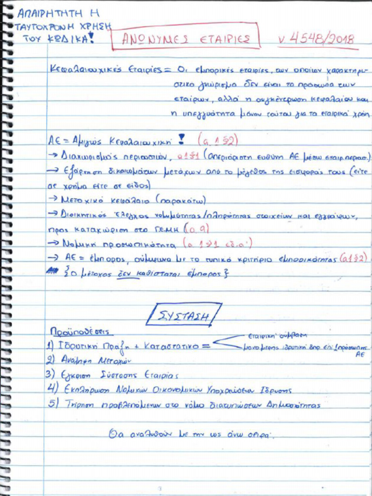 Anonimes Etaireies | PDF