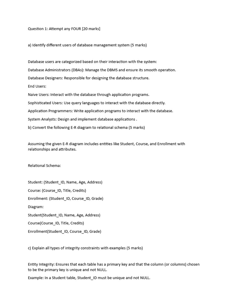 Dbms 2023 Solution by Mustudentsunited | PDF | Databases | Database ... Dbms 2023 Solution by Mustudentsunited | PDF | Databases | Database ...