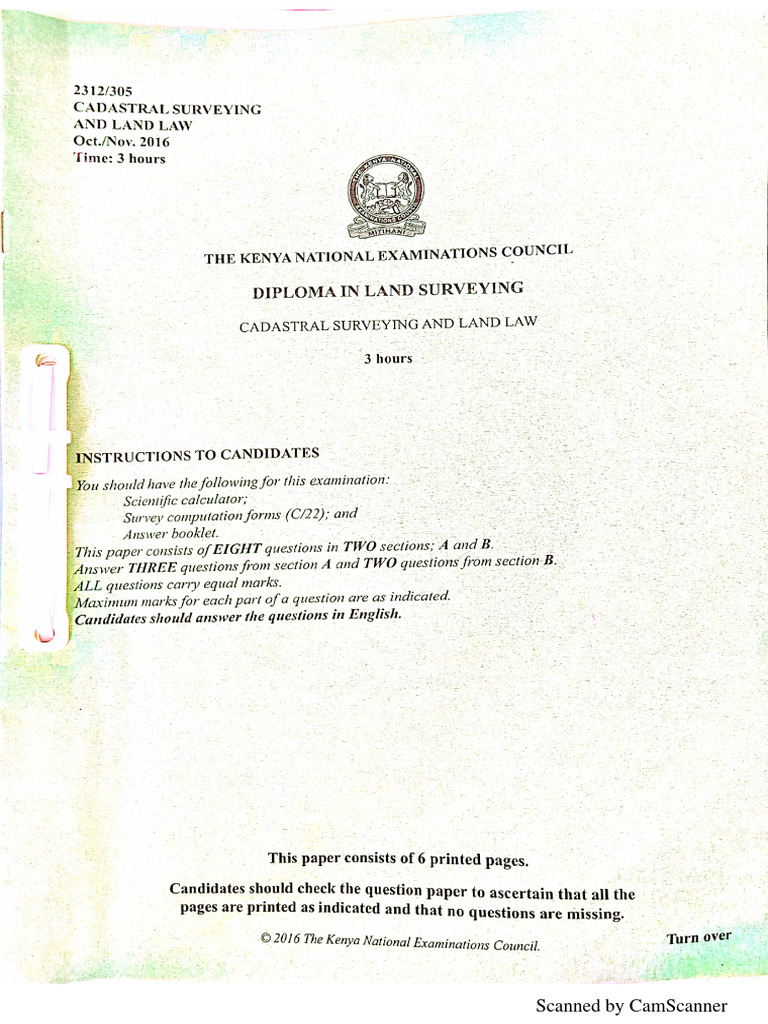 Cadastral & Land Law, 2016-2005 | PDF