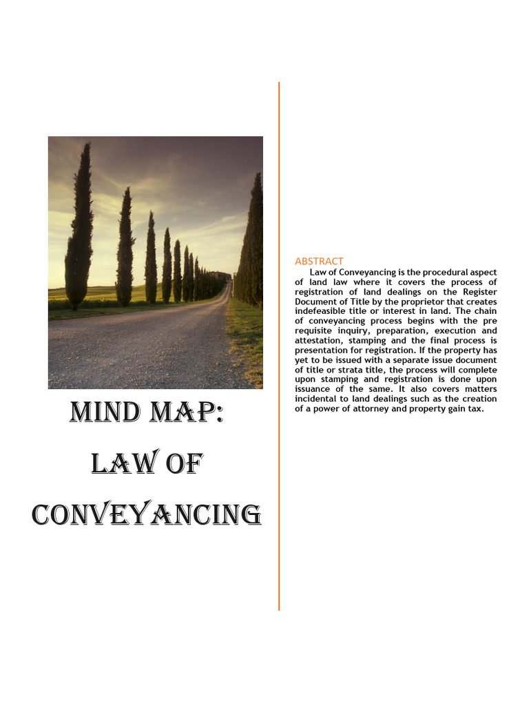 Law of Conveyancing Guide | PDF | Conveyancing | Property