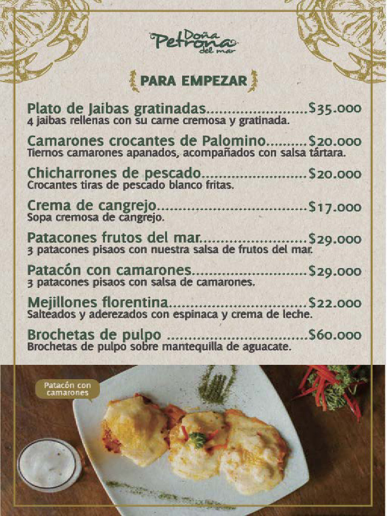 MENU Doña Petrona 2024 | PDF