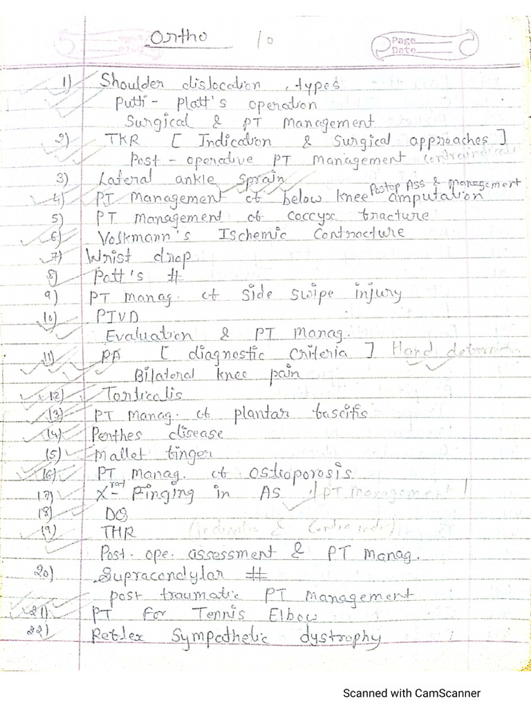 Ortho Questions | PDF