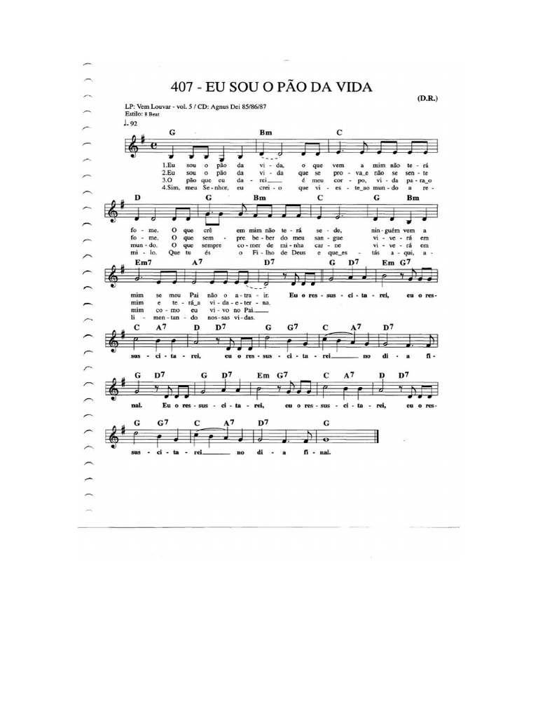 Eu Sou O Pao Da Vida Pdf