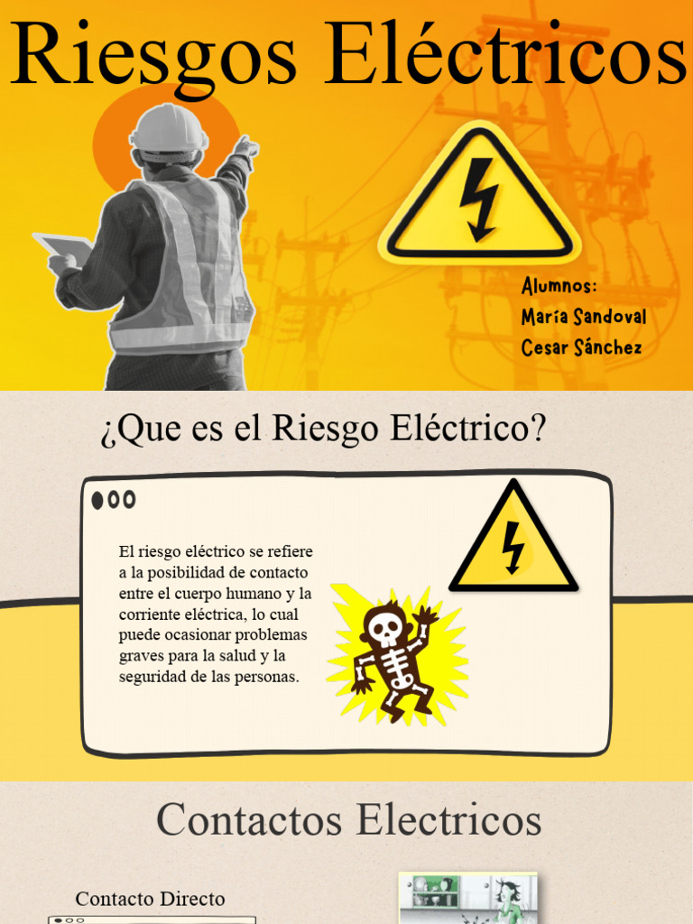 Riesgo Electrico Expo | PDF | Ingenieria Eléctrica | Electricidad