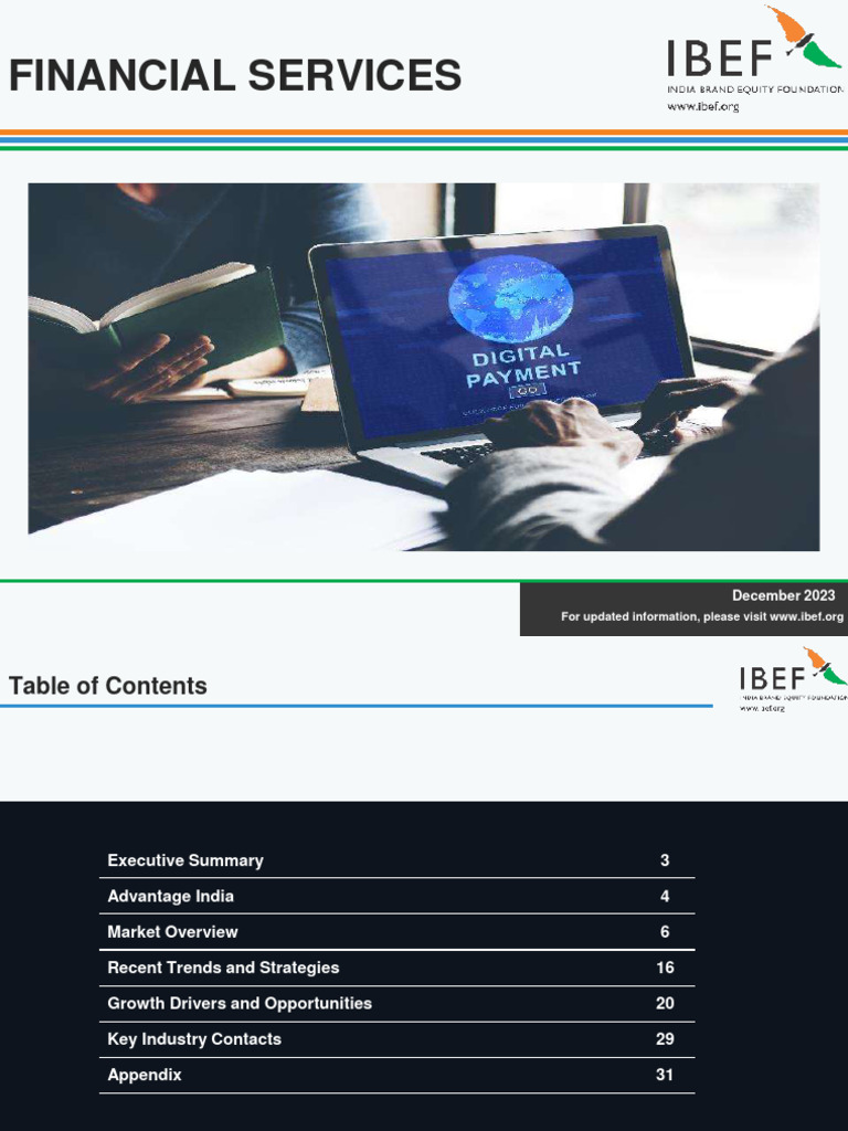 India Financial Services Market Trends 2023 | PDF | Non Bank Financial ...