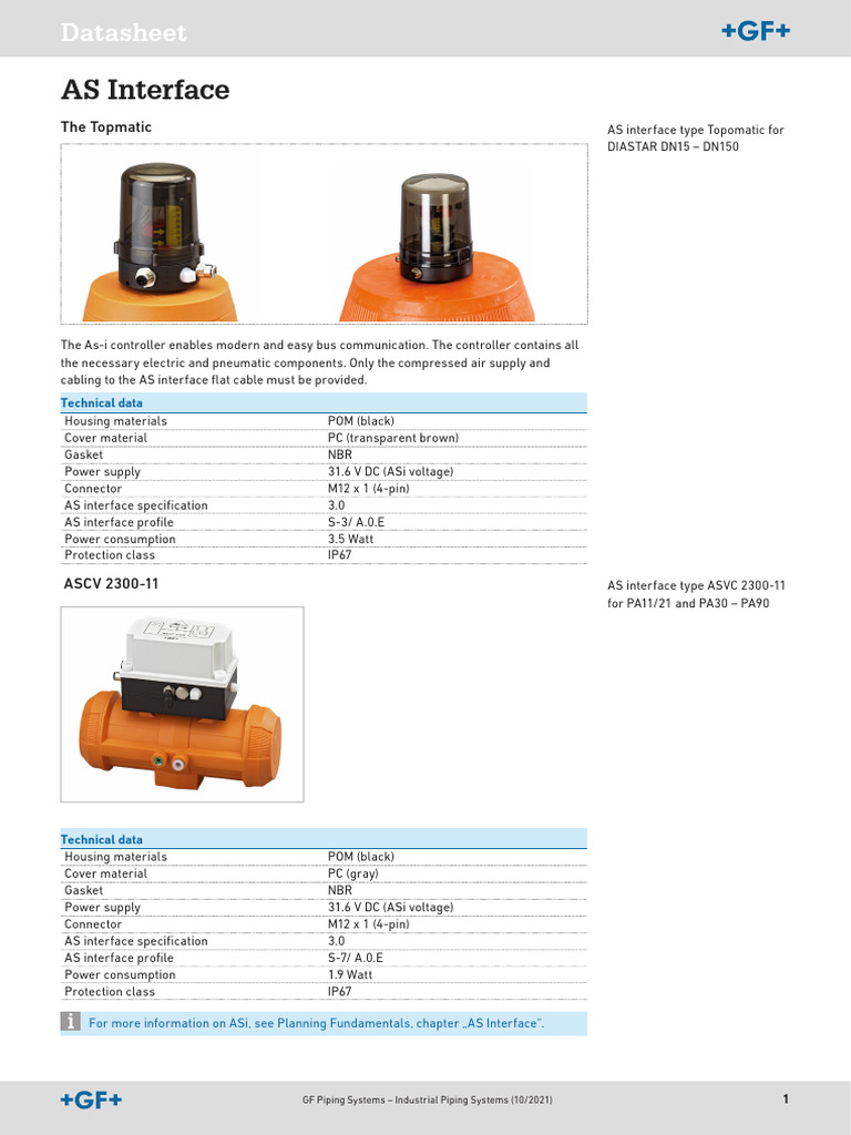 Gfps Datasheet As Interface Controller en | PDF | Switch | Electrical Engineering