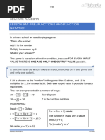 Functions Booklet - Grade 10 | PDF | Function (Mathematics) | Mathematical Logic