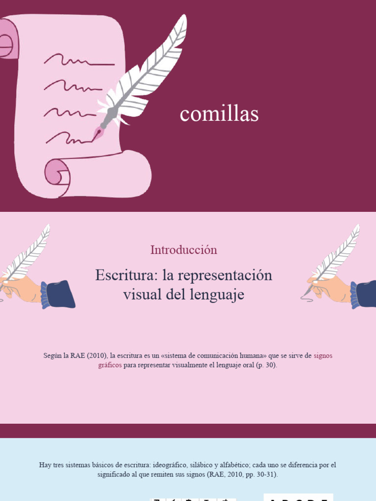 Baldivieso, Camilo - Cursivas y Uso de Comillas | PDF | Comillas | Escritura