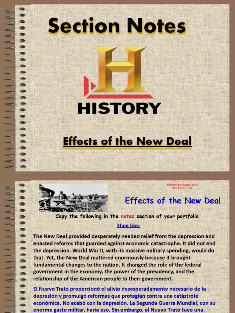 Impact of the New Deal on America | PDF