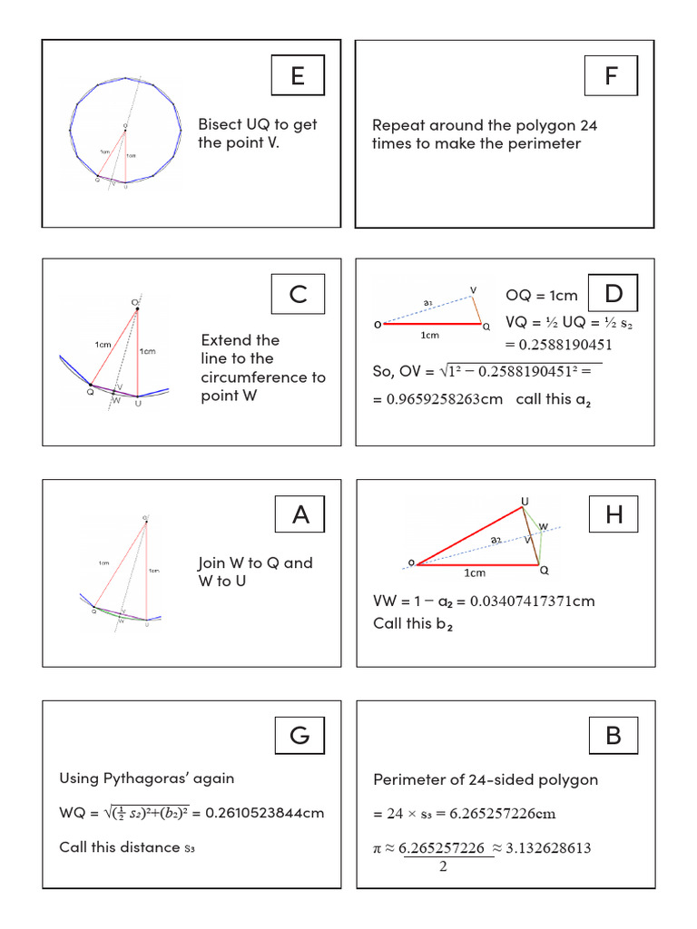 Geometry of a 24-Sided Polygon | PDF