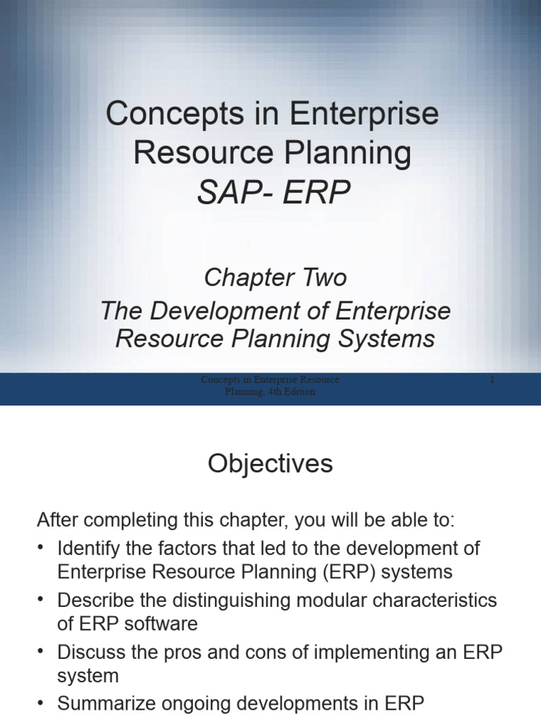 Concepts in Enterprise Resource Planning: Sap-Erp | PDF | Enterprise Resource Planning | Oracle ...