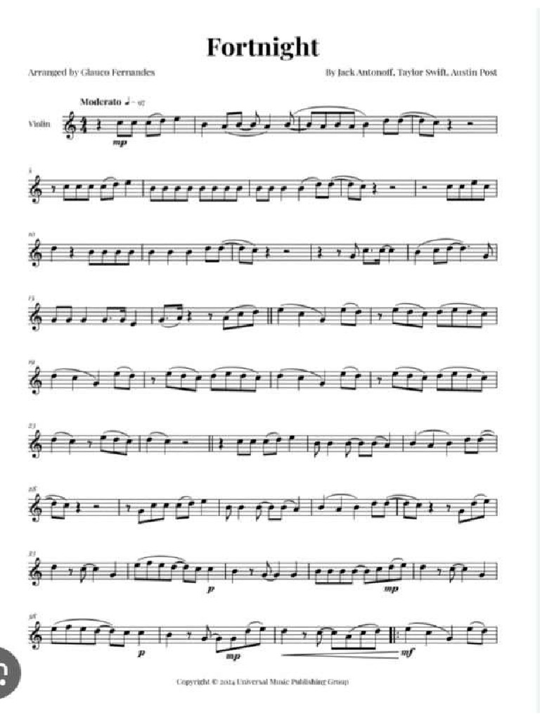 Music Fortnight Violin | PDF