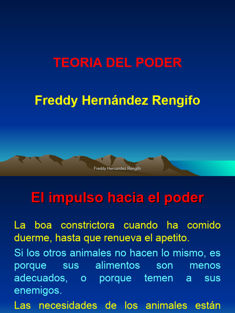 Teoria Del Poder | PDF | Legitimidad (política) | Contrato social