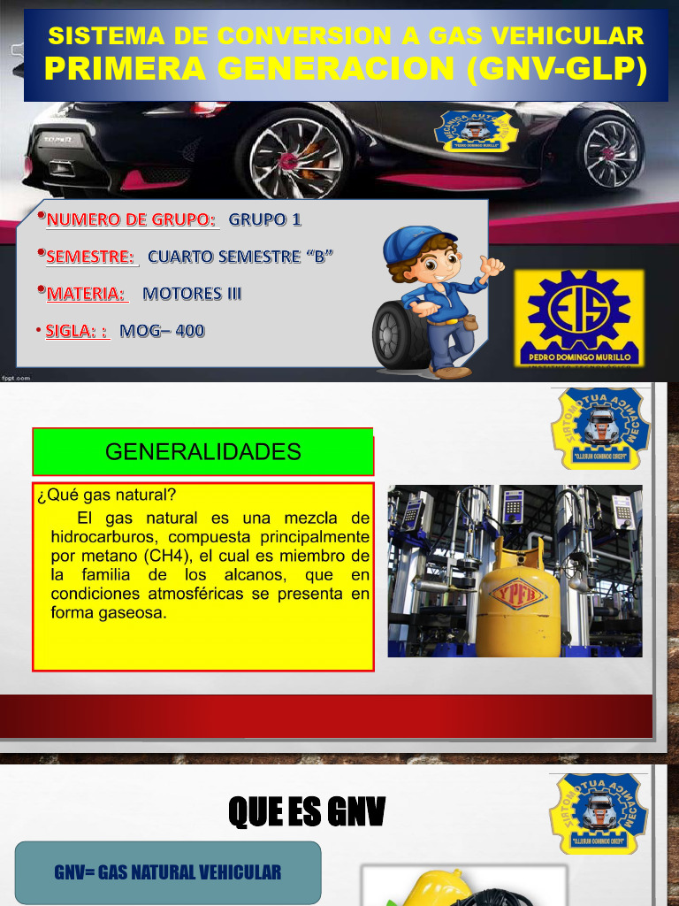 Sistema GNV: Conversión y Generaciones | PDF | Inyección de combustible ...