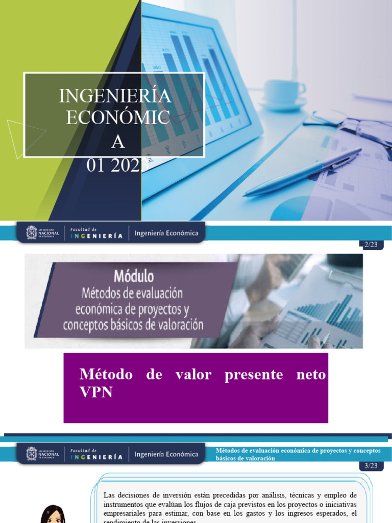 Método Valor Presente | PDF | Valor presente neto | Economias