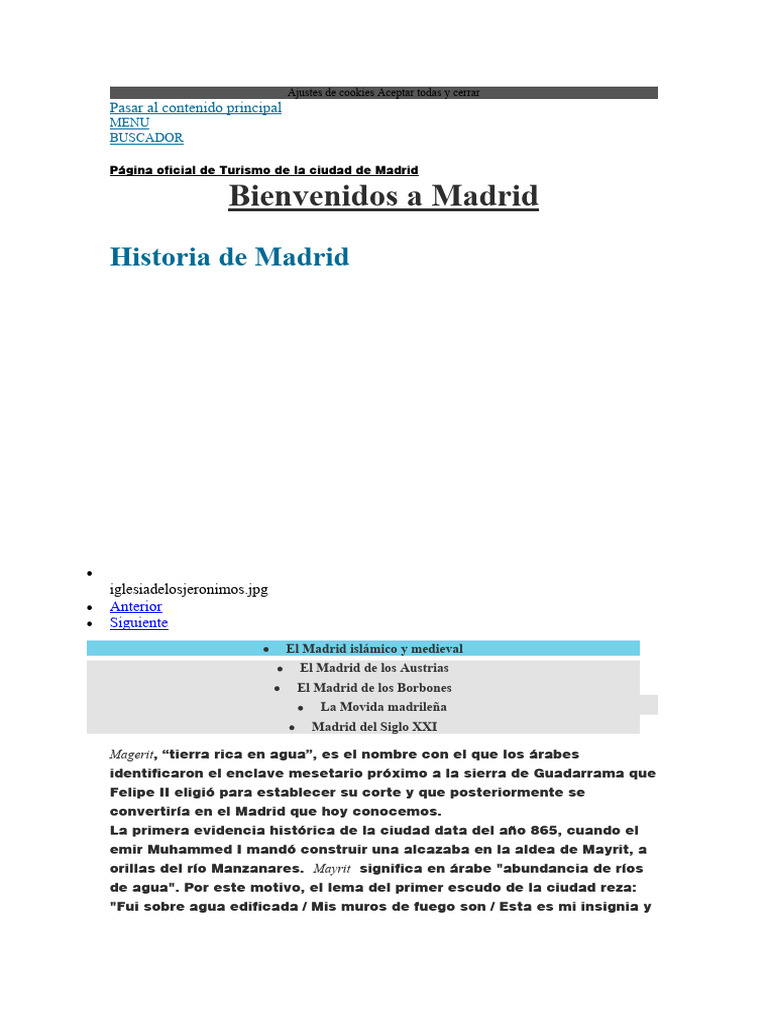 MADRID | PDF | Madrid