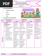 MIERCOLES 5 - SESIÓN DE APRENDIZAJE Divertido Es Agrupar Con Frutas | PDF | Cognición
