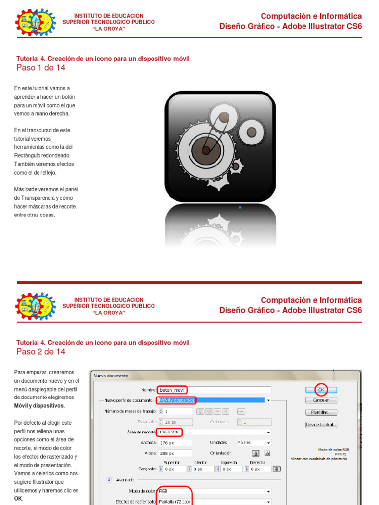 Lab 04 Illustrator | PDF | Diseño gráfico | Informática